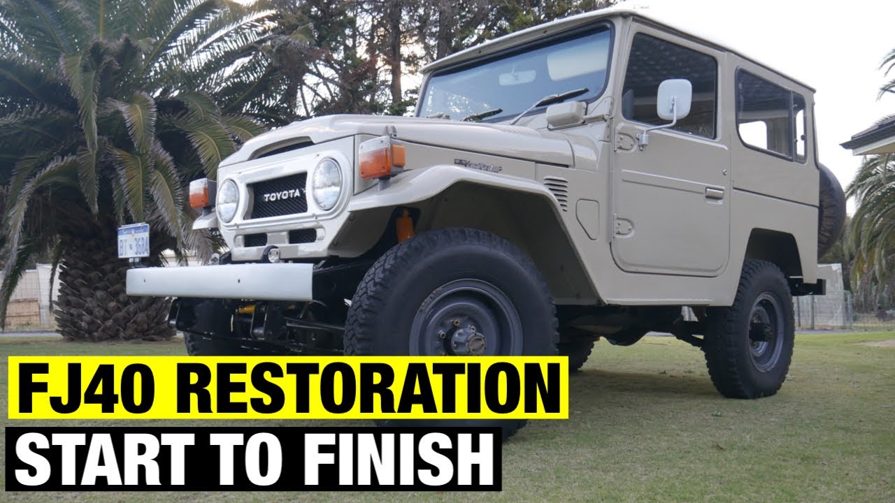 1977 TOYOTA FJ40 RESTORATION - START TO FINISH | MY STORY - YouTube