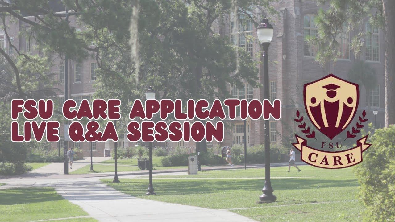 FSU CARE Q&A Session (11/7/2023) - YouTube