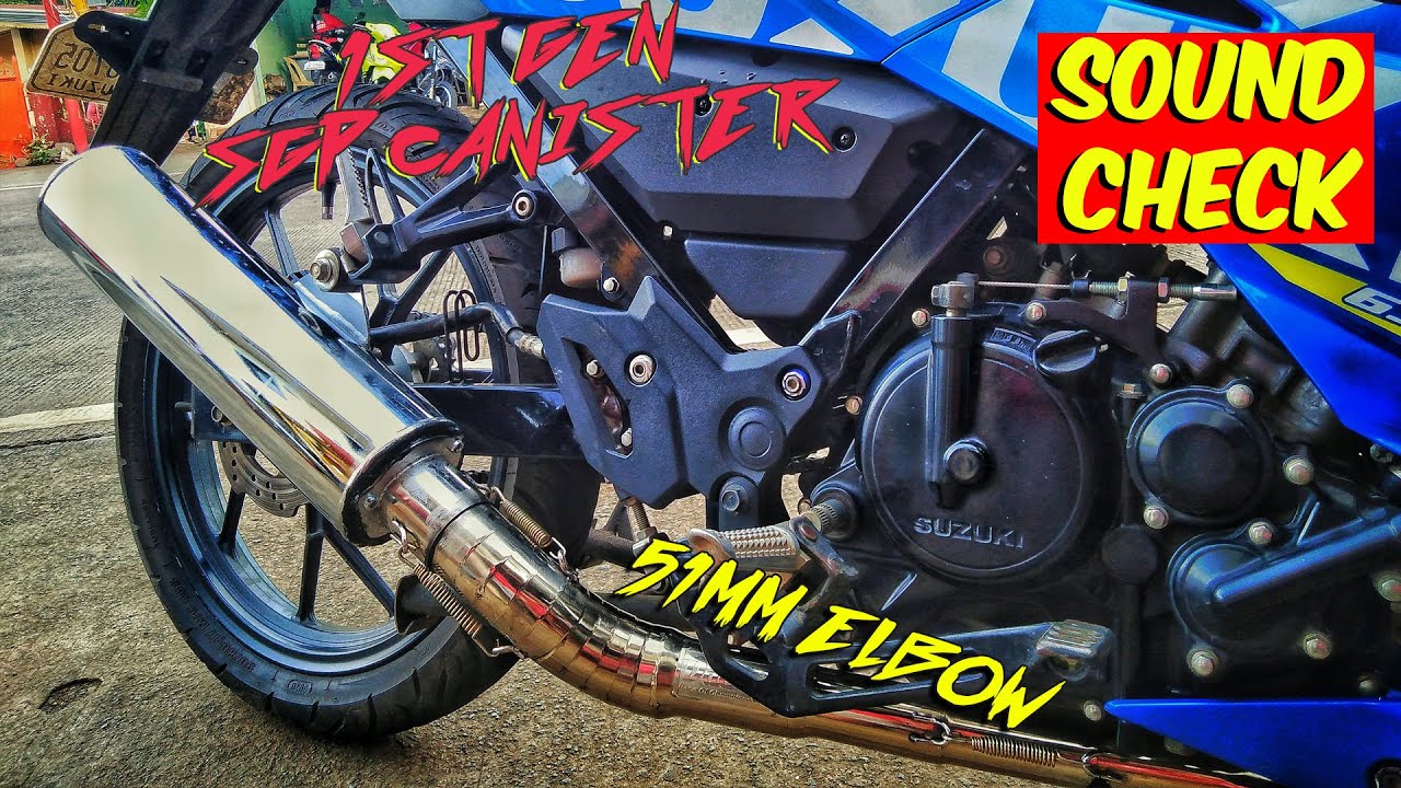 Raider 150 F.I. | 1st Gen SGP Canister + 51mm Elbow SOUND CHECK - YouTube