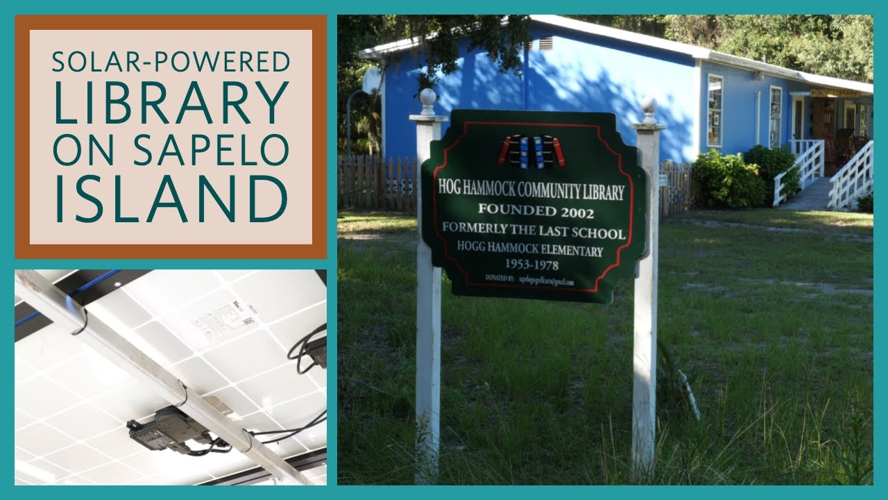 Solar-powered Library on Sapelo Island - YouTube