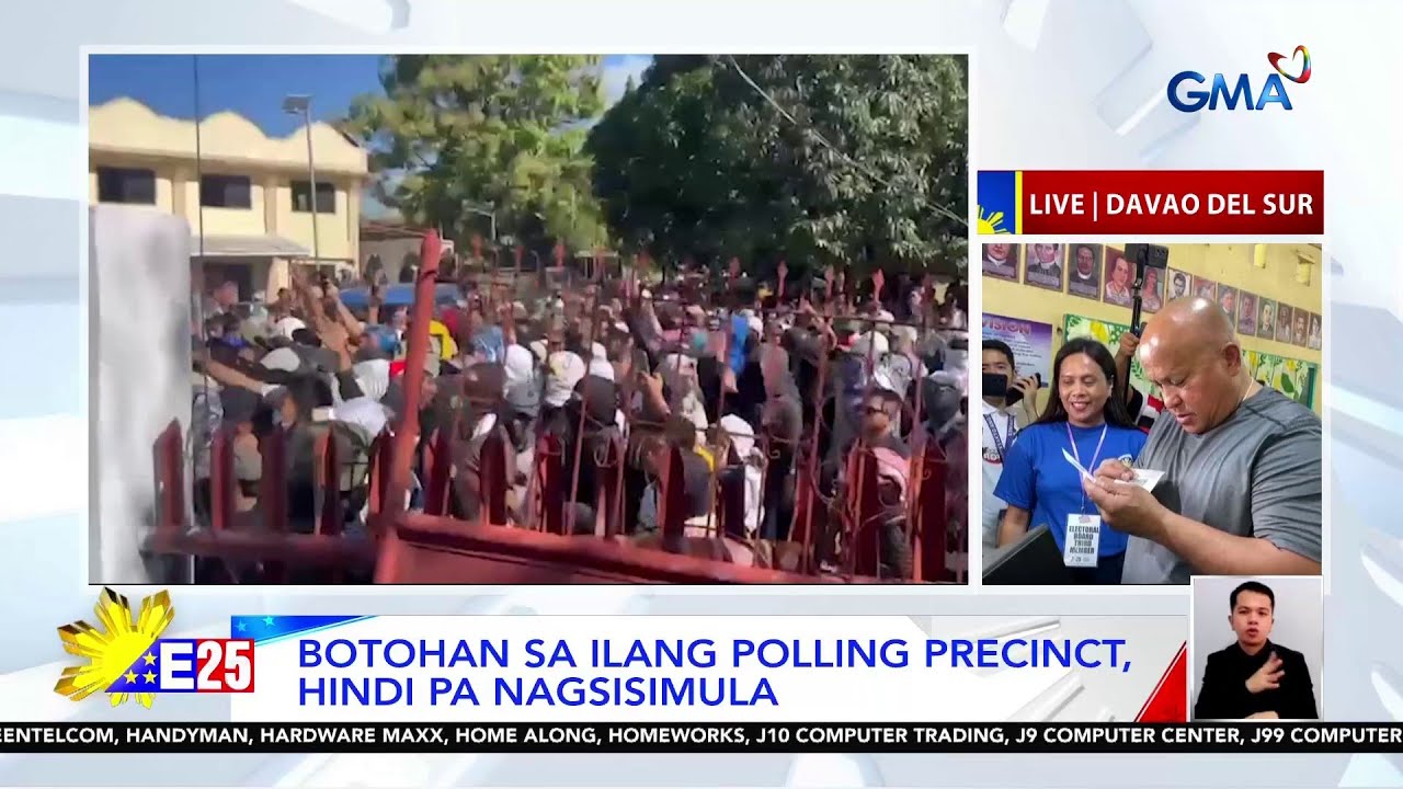 Botohan sa ilang polling hindi pa nagsisimula as of 10:44 AM | Eleksyon ...