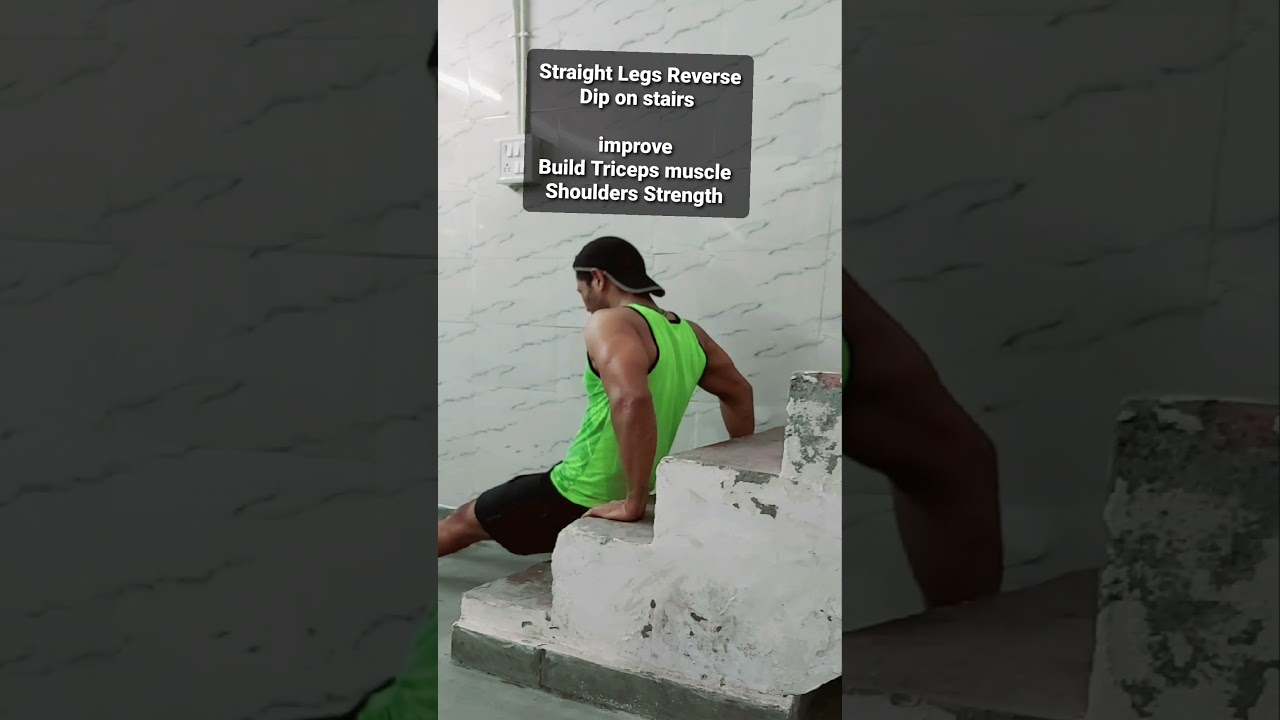 Triceps Reverse Dips - YouTube
