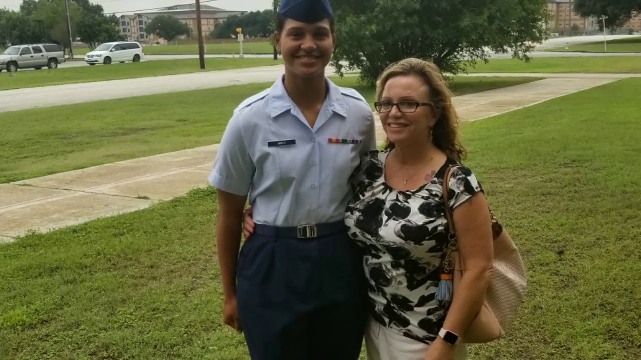My daughter's graduation from Air Force basic training! - YouTube