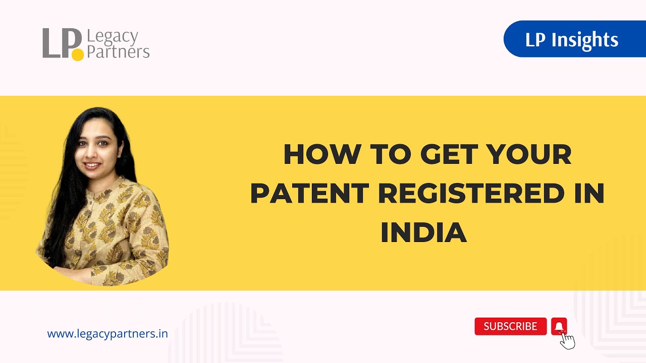 How To Register Patent In India | Patent Application Process | Patent ...