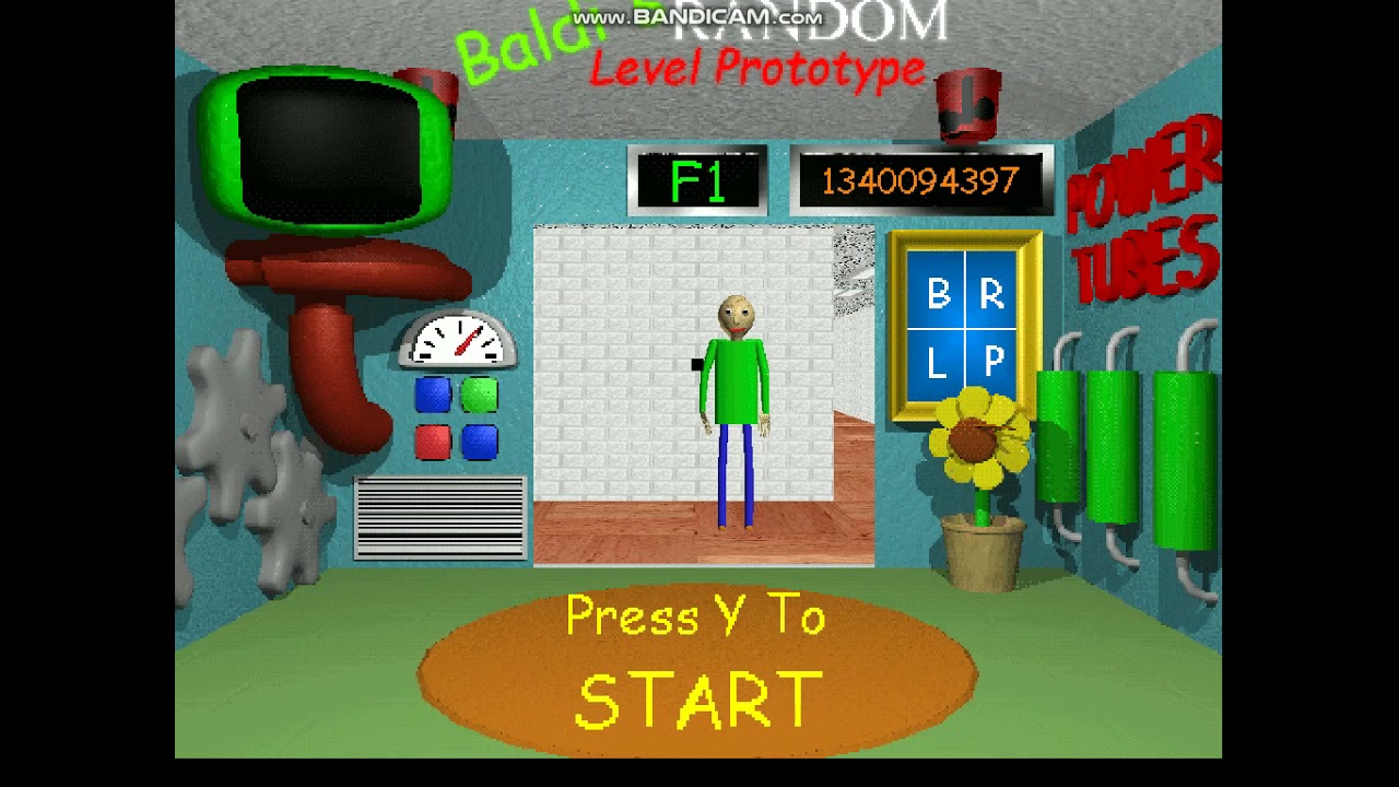 Baldi's Random Level Prototype V1.1 Gameplay #1: Small Level Size - YouTube