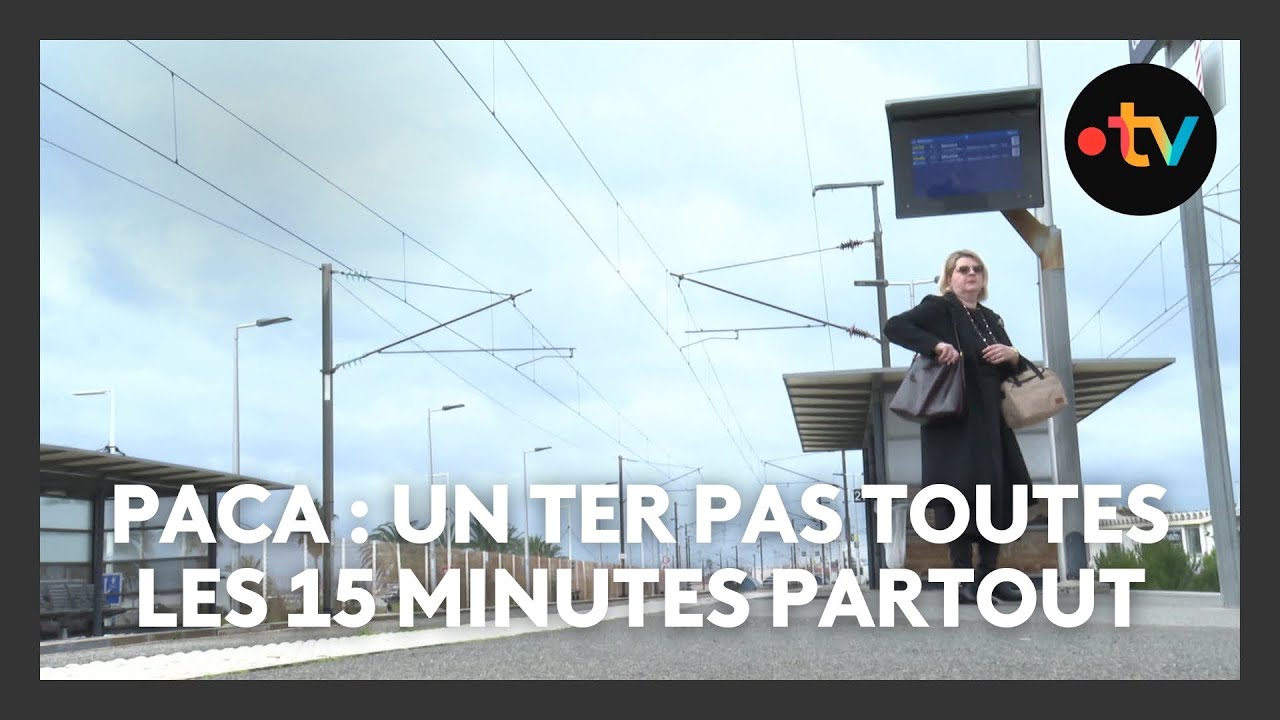 En Paca, un train TER toutes les 15 minutes ? Pas dans toutes les gares ...