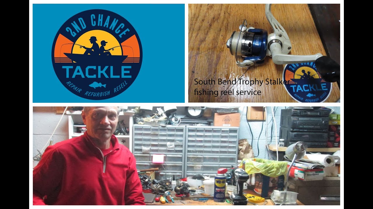 South Bend Trophy Stalker fishing reel how to take apart and service ...