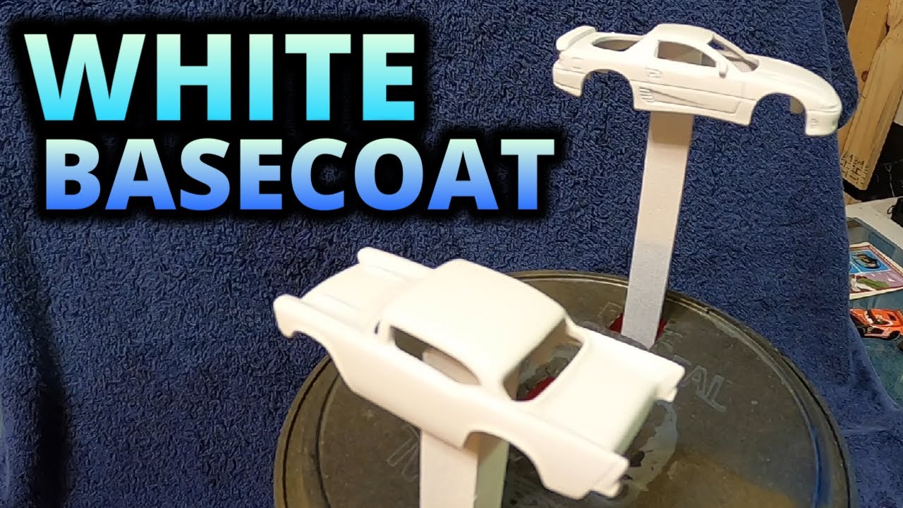 CUSTOM Hot Wheels Update White Base Coat on 3000GT VR4 & 57 Chevy - YouTube