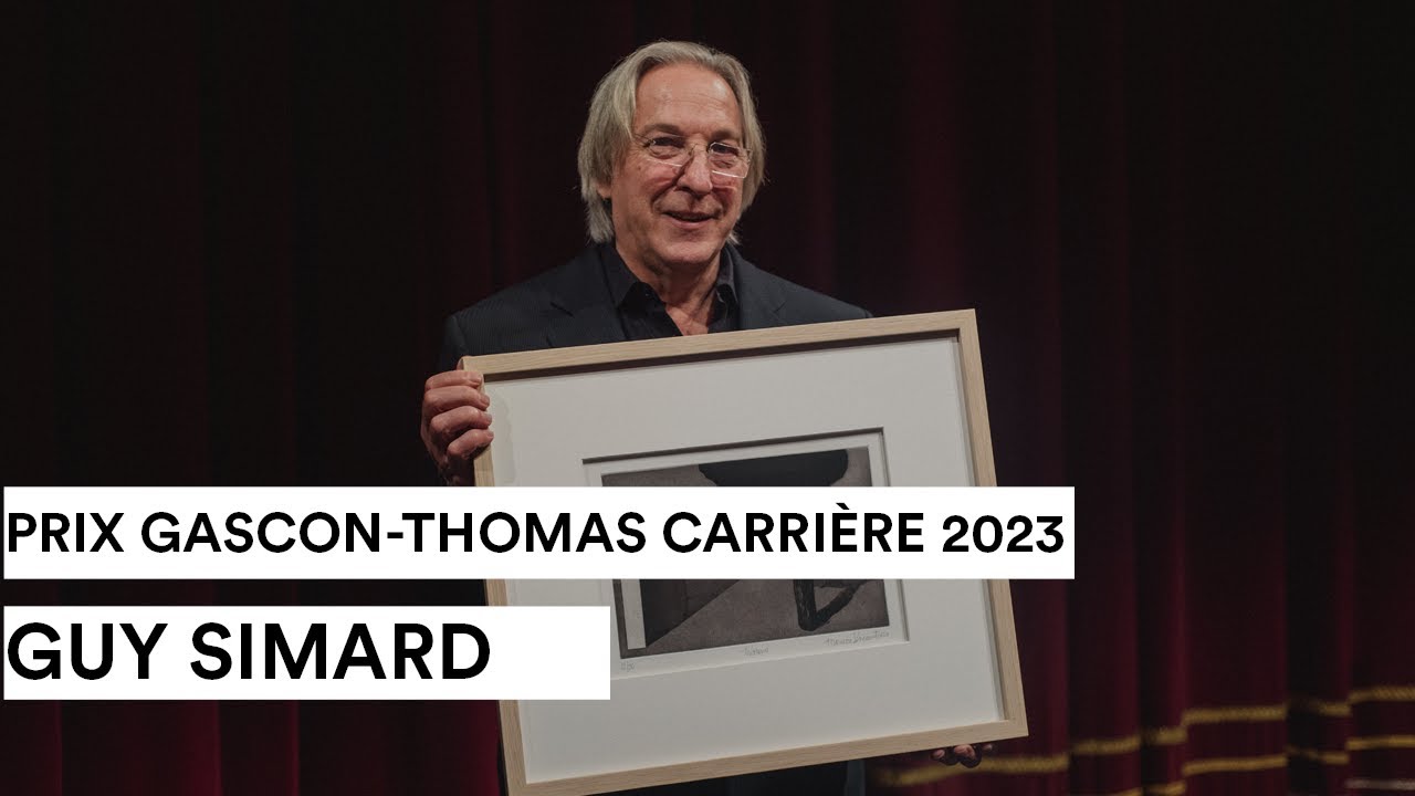 GUY SIMARD - PRIX GASCON THOMAS 2023 CARRIÈRE - YouTube