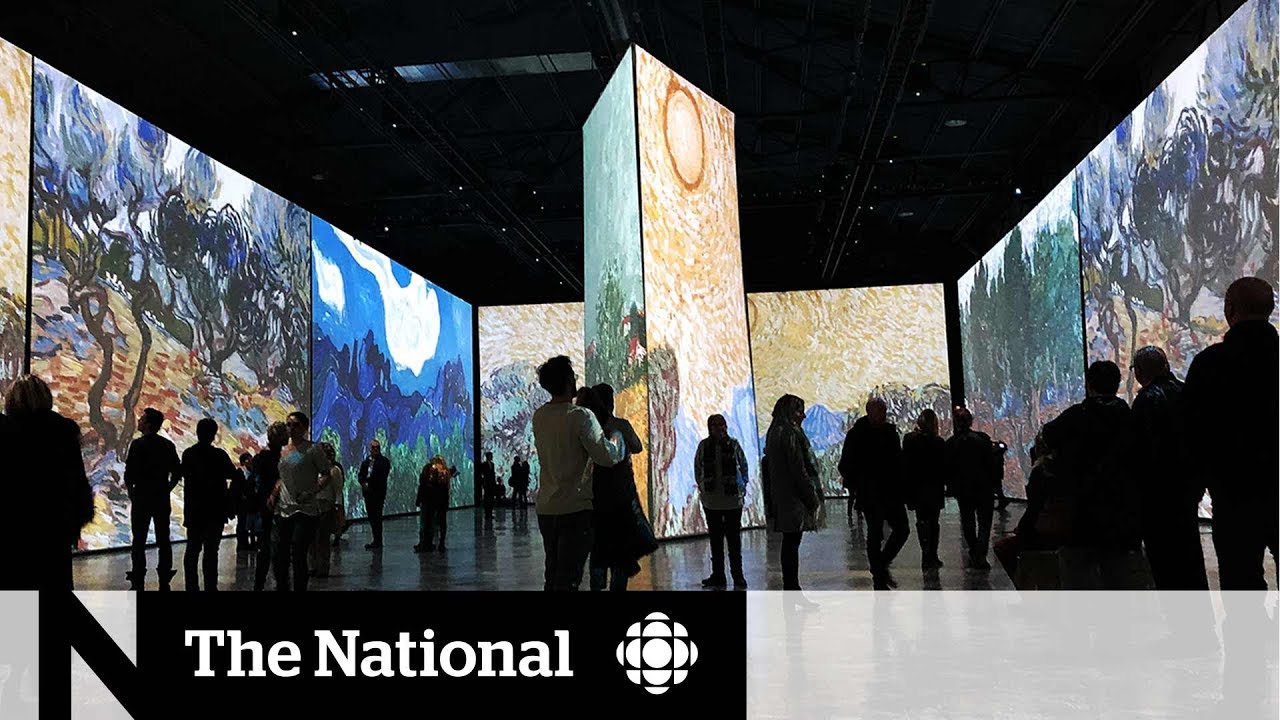 Immersive Van Gogh show opens in Montreal - YouTube
