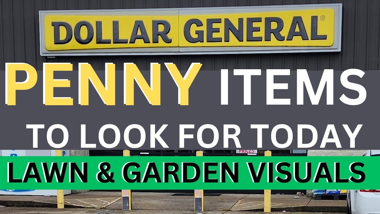 How To Find The Penny Items This Week At Dollar General and Lawn and ...
