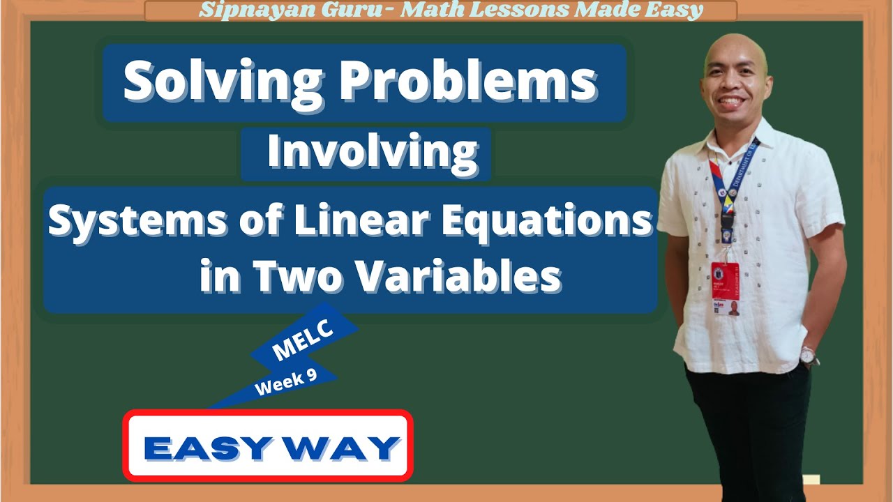 Application of Systems of Linear Equations | Word Problems | Easy Way ...