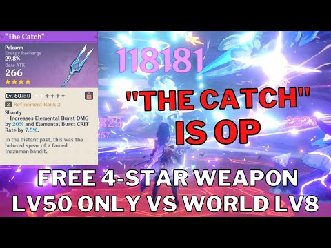 Genshin Impact - "The Catch" Is The Best 4-Star Weapon For Raiden ...