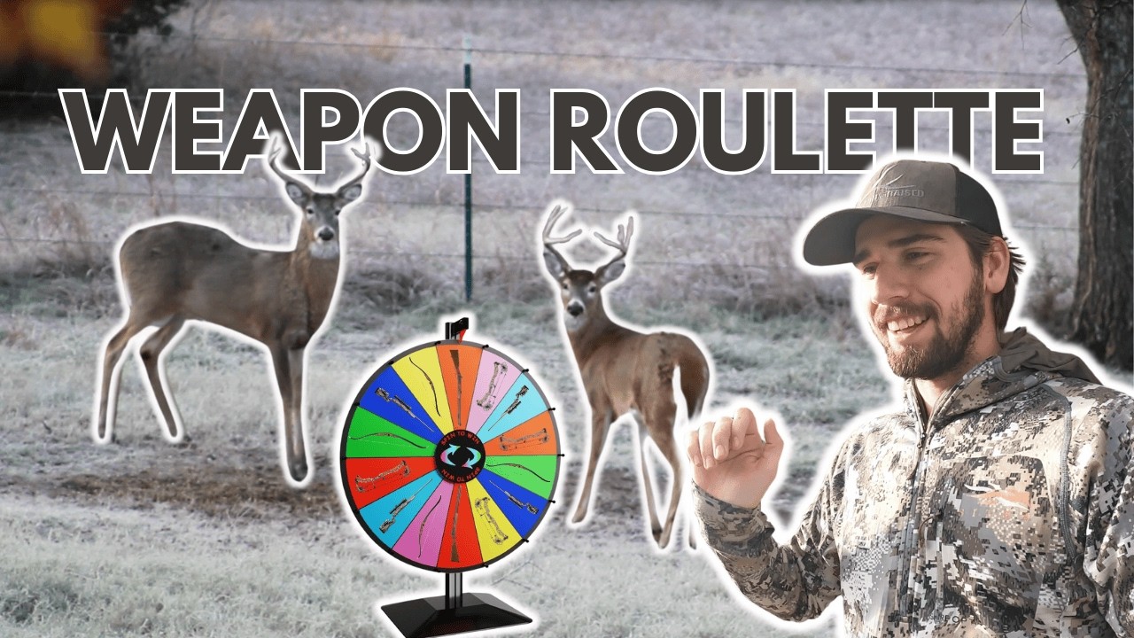 ROULETTE Deer Hunting CHALLENGE (amazing footage) - YouTube