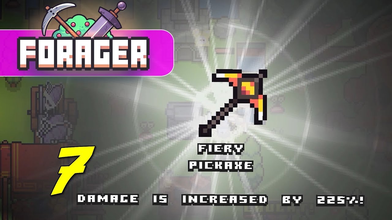 Forager - Let's Play Ep 7 - FIERY PICKAXE - YouTube