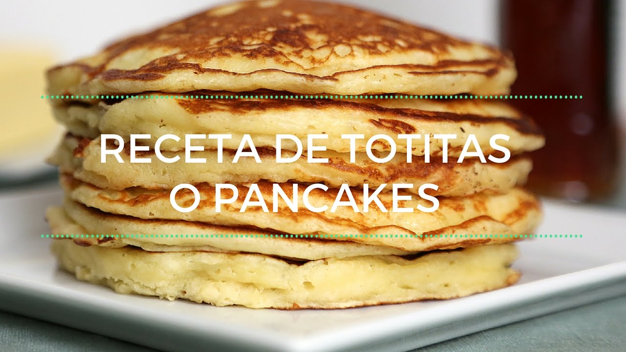 Receta de Tortitas o Pancakes - Repostería para niños - YouTube
