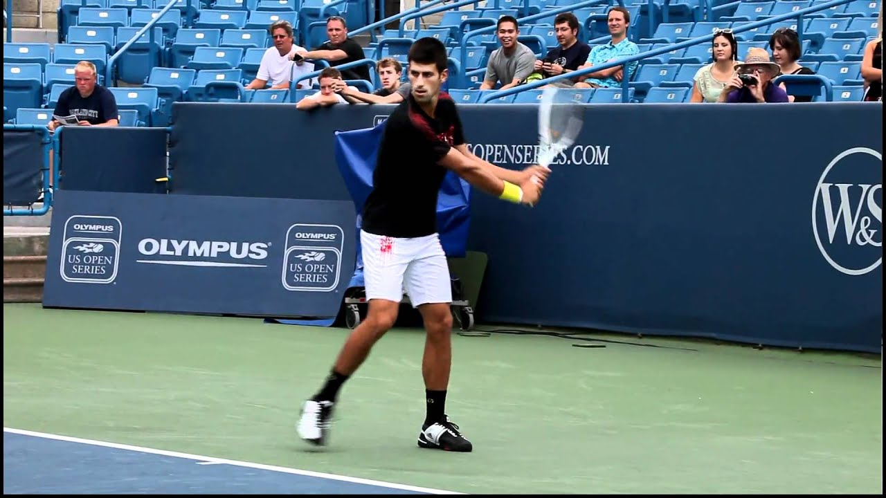 Djokovic practice - YouTube