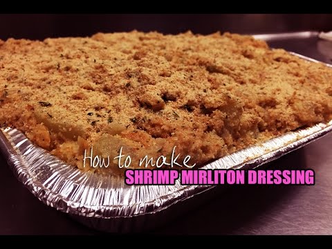 How to make Shrimp Mirliton Dressing - YouTube