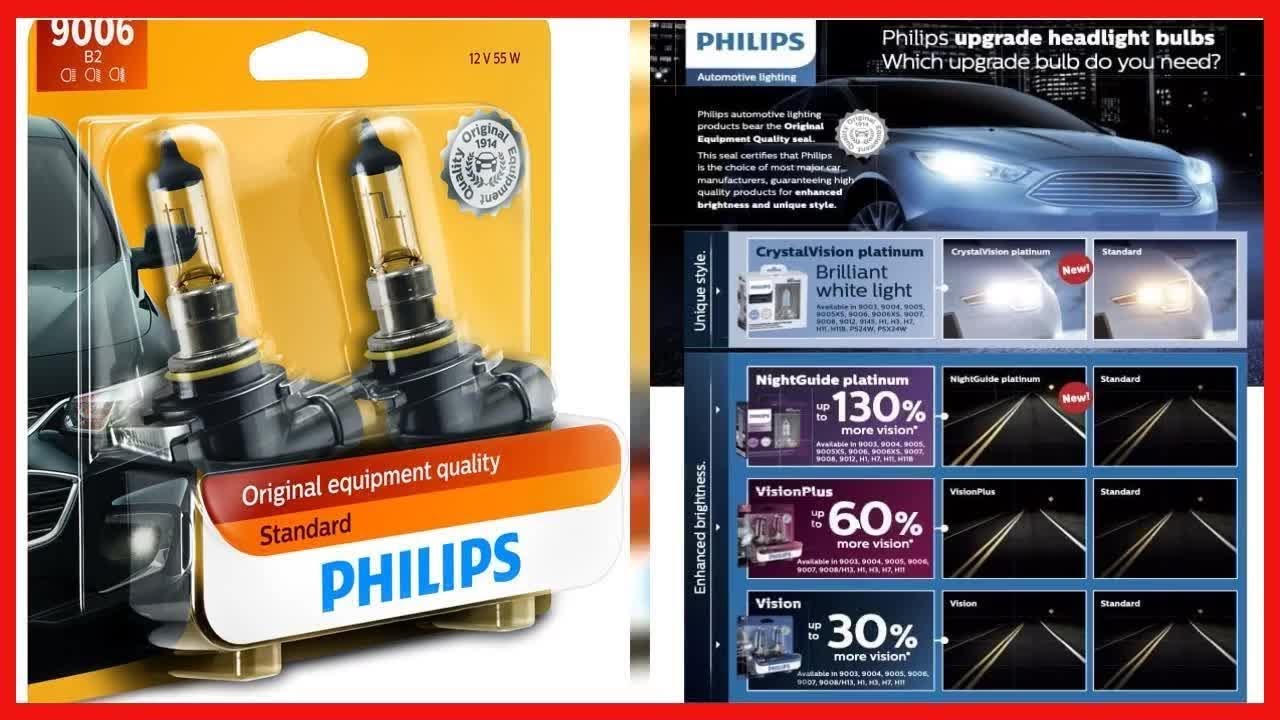 Philips Automotive Lighting 9006 Standard Halogen Replacement Headlight ...