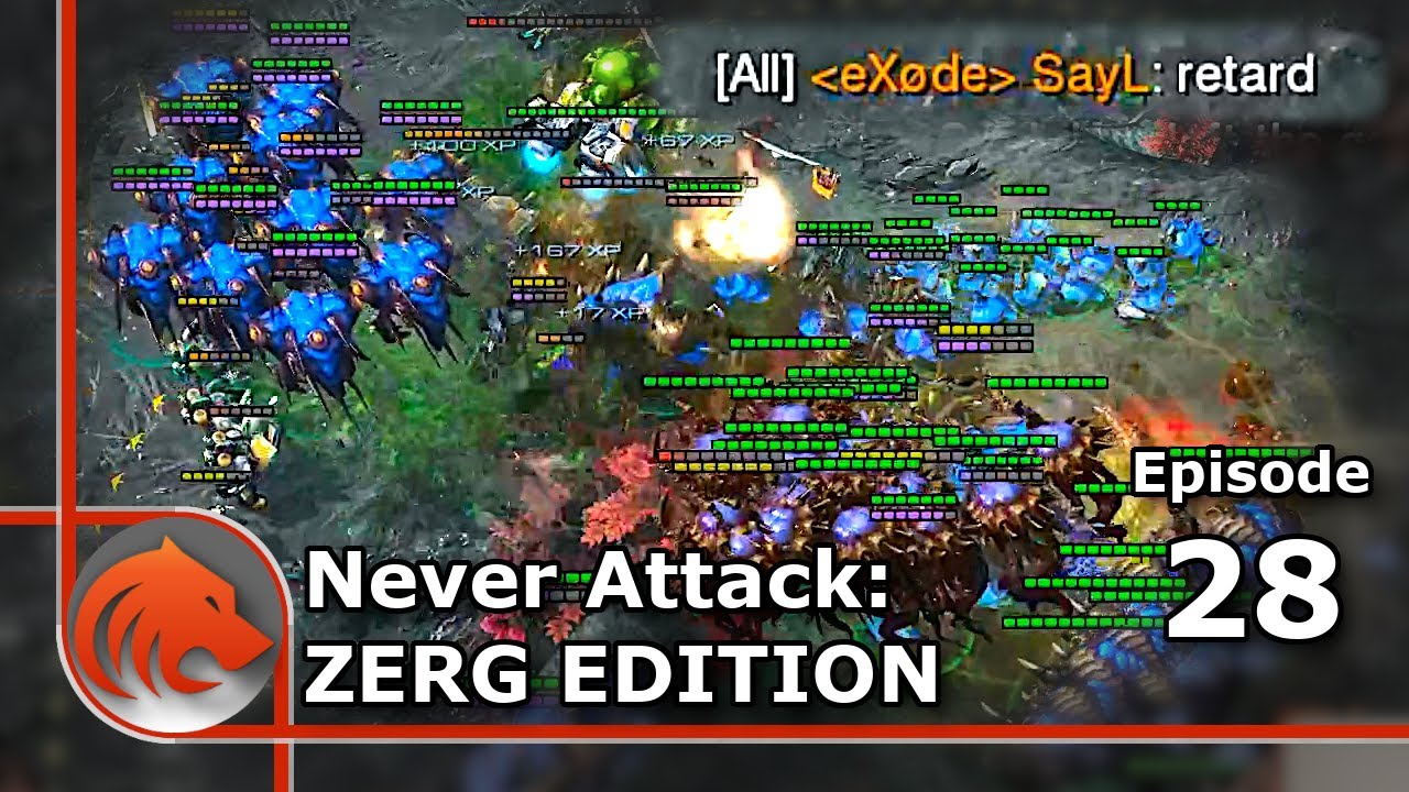 StarCraft 2: Almost 10000 Minerals and.... 1 Gas! - Never Attack to ...