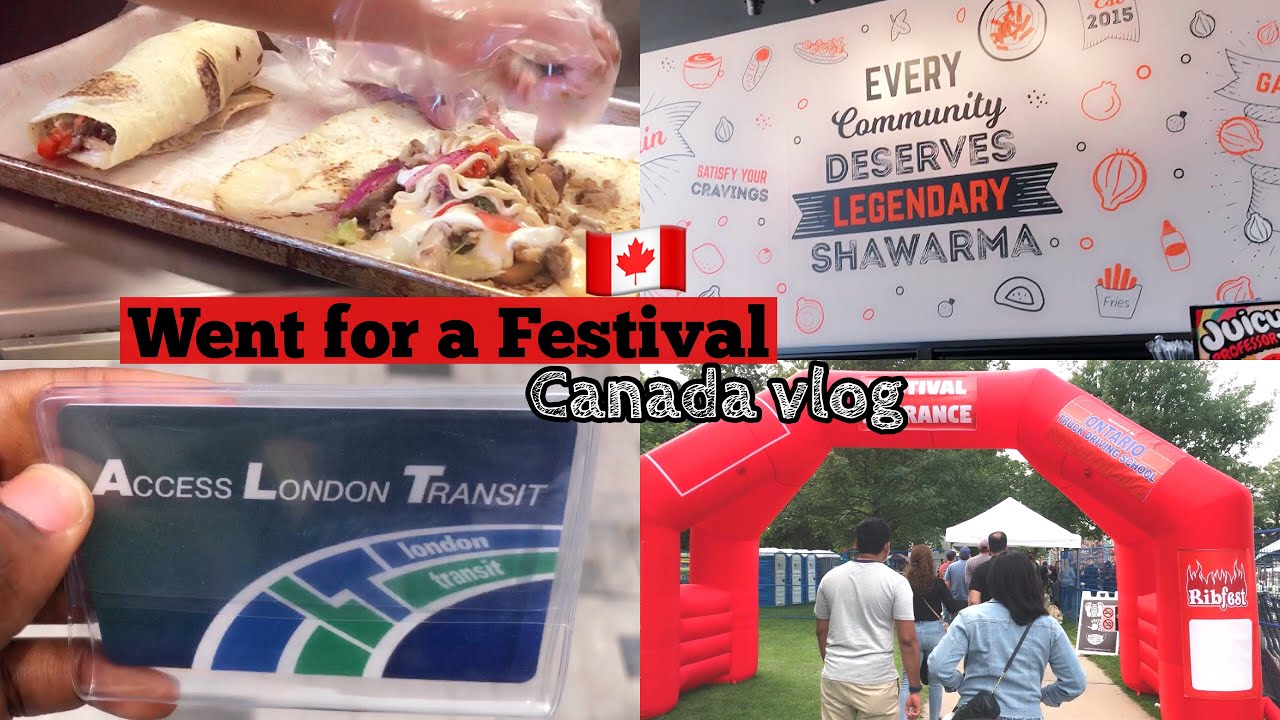 I WENT TO A FESTIVAL IN CANADA | RIB FEST | Life of a Student living in ...
