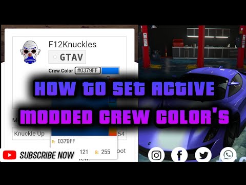 Updated Tutorial On How to Set Modded Crew Colors In GTA Online (2025 ...