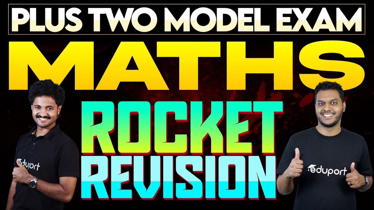 Plus Two Model Exam Maths | Rocket Revision | Eduport Plus two - YouTube
