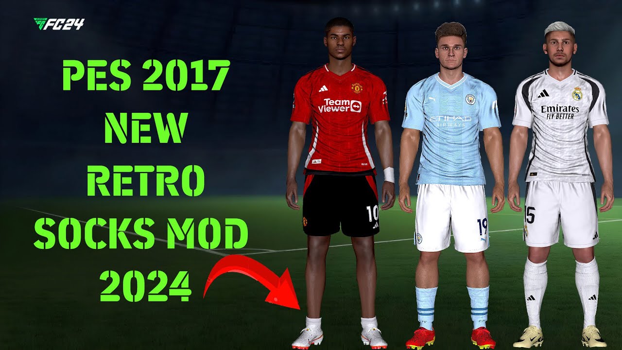 PES 2017 NEW SOCKS MOD 2024 - YouTube