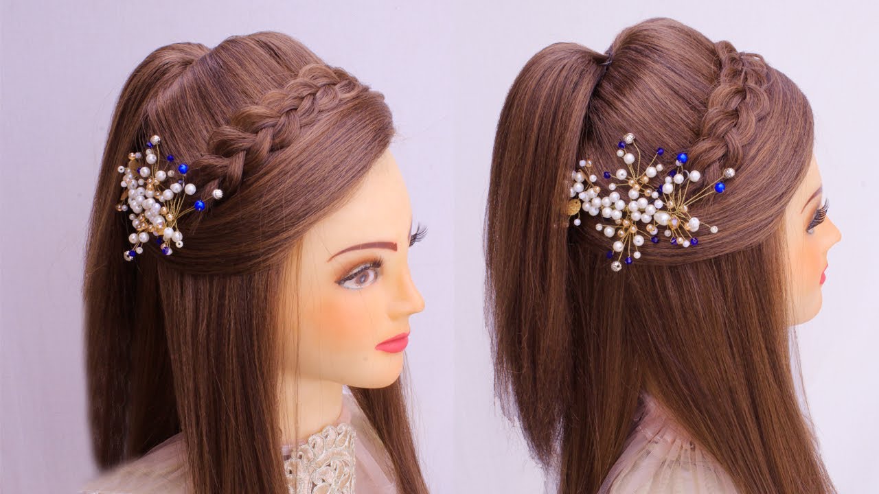 Quick & Easy front hairstyles for short hair l new open hairstyle for ...