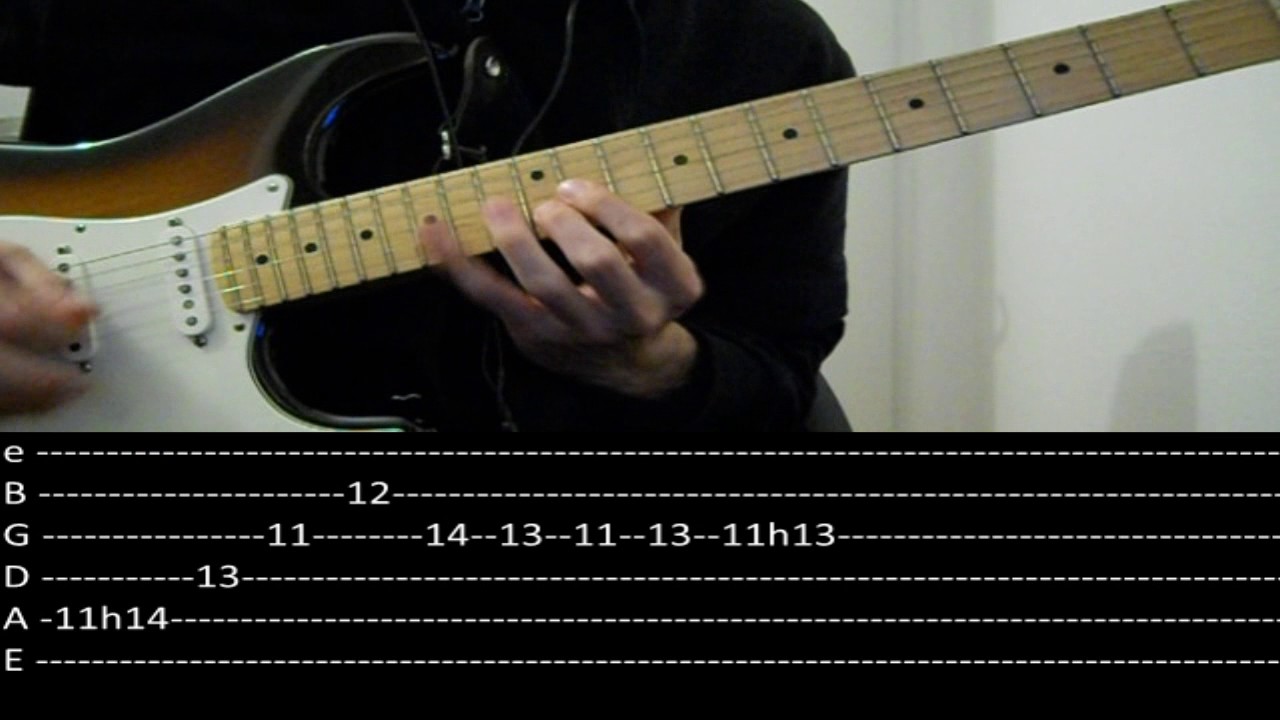 CHON - Waterslide intro (slow + tabs) - YouTube