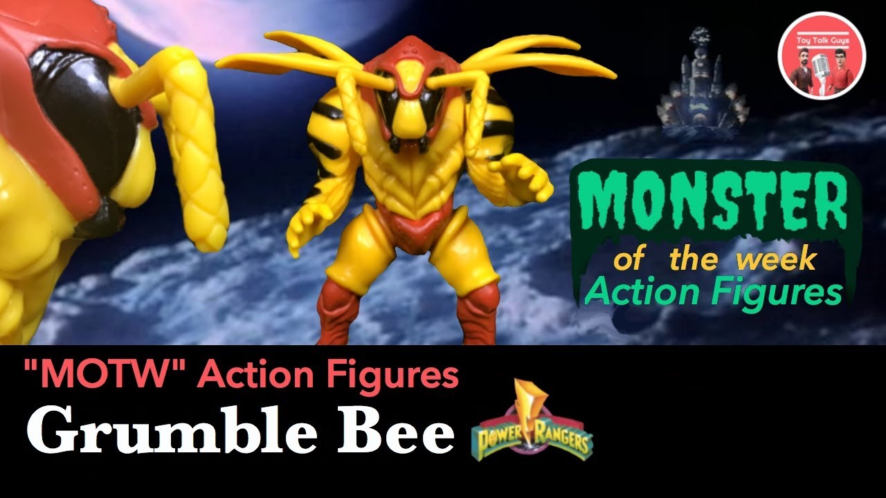 Monster of the Week Action Figures - Grumble Bee - Mighty Morphin ...