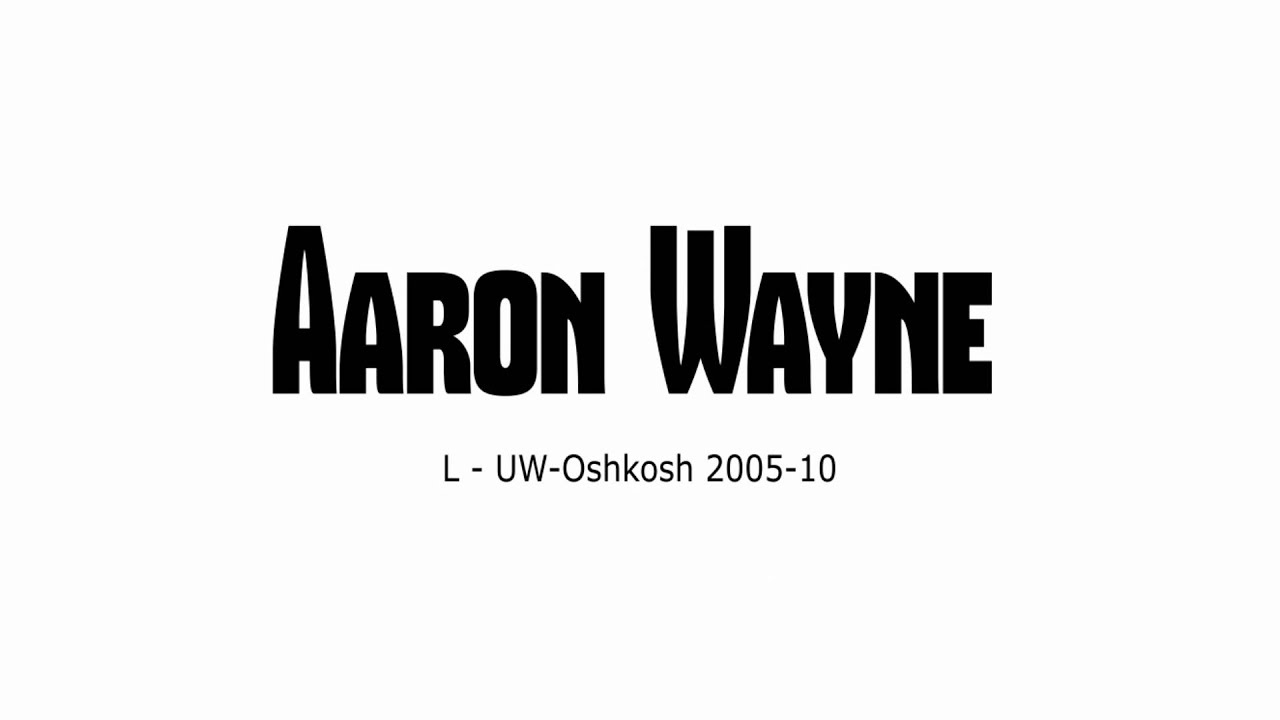 Wayne, Aaron - YouTube
