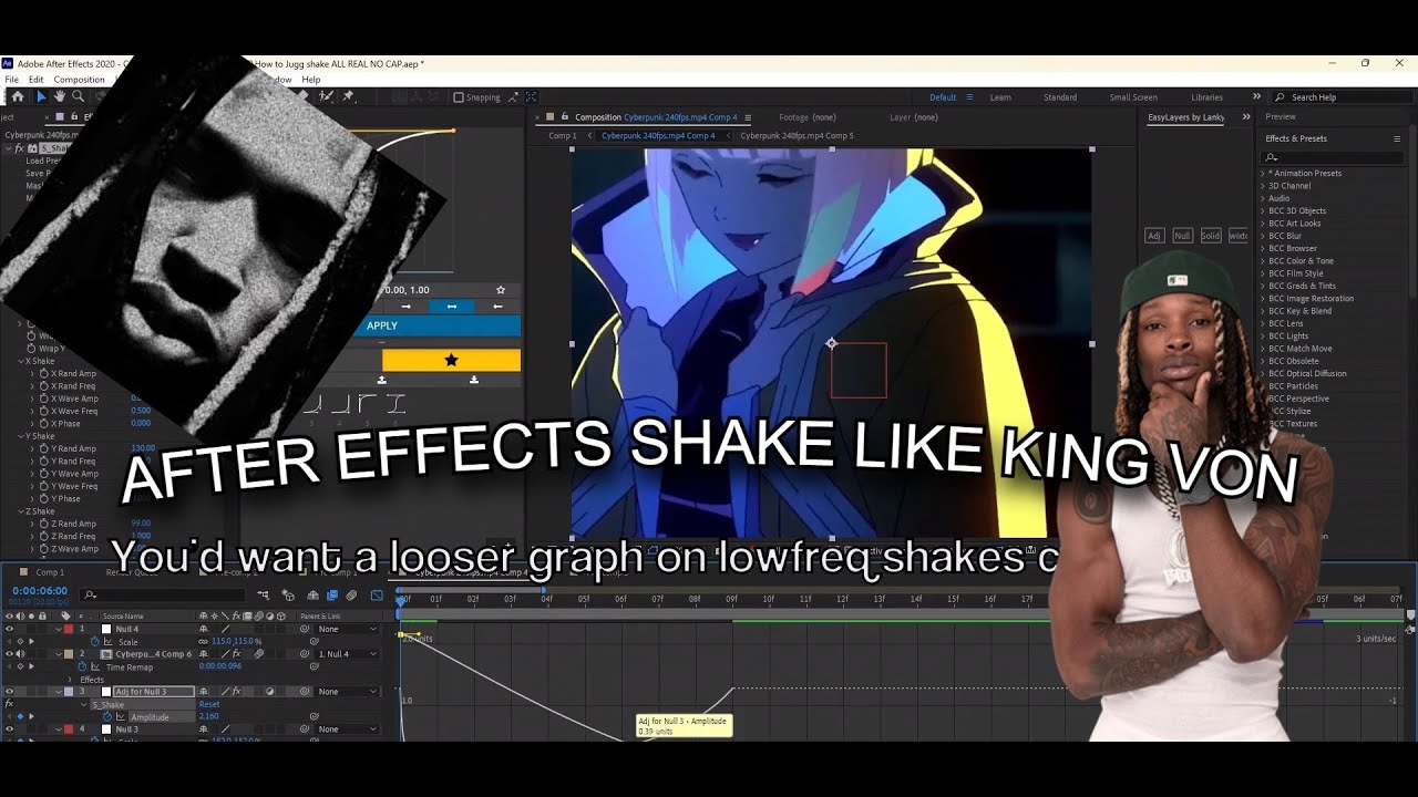 How to do Jugg Shakes like King Von | After Effects Shakes Tutorial - YouTube