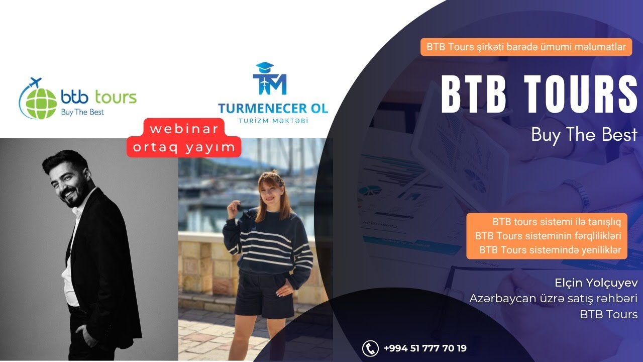 BTB tours - Turmenecerol - ortaq WEBINAR - YouTube