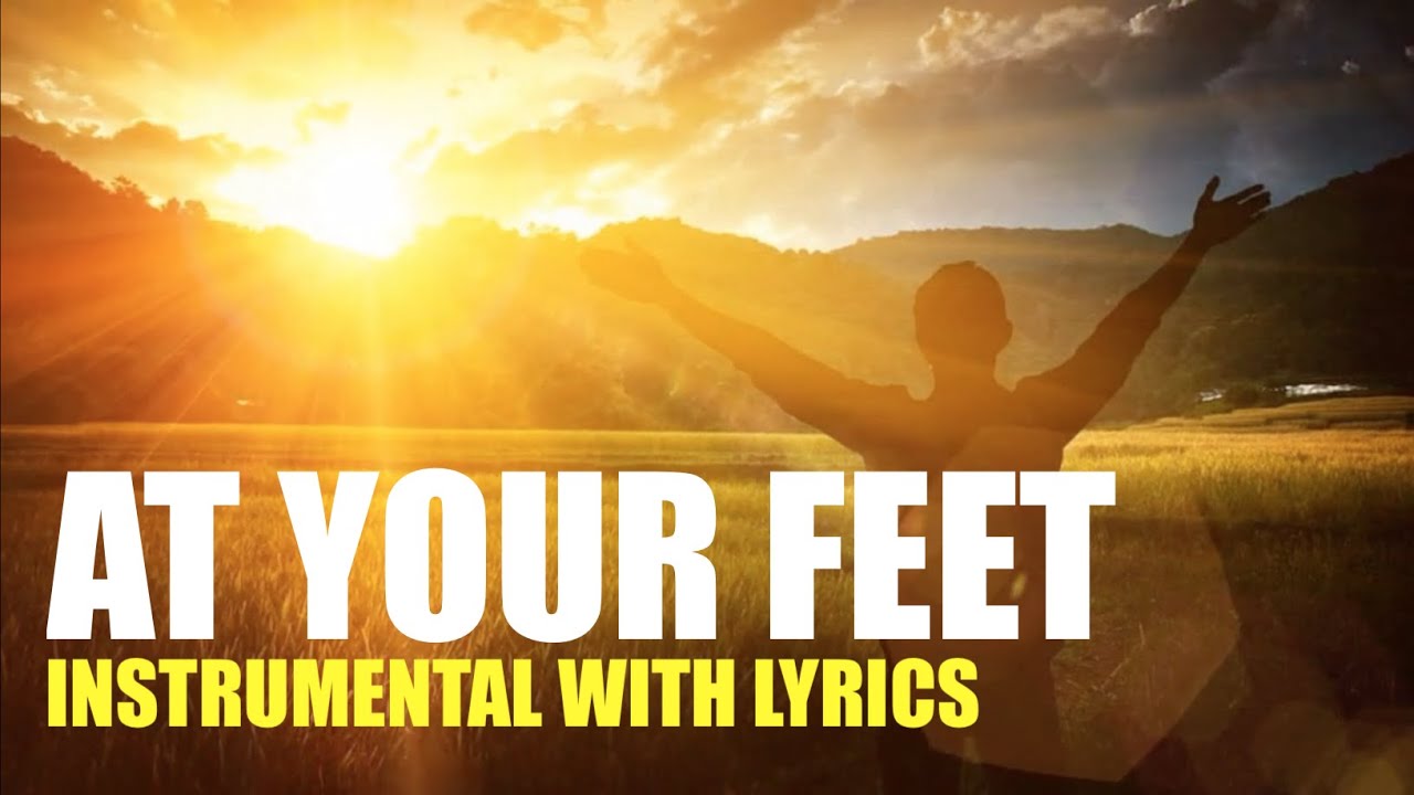 AT YOUR FEET | Piano 🎹 | LYRIC VIDEO | Don Salmon Music - YouTube