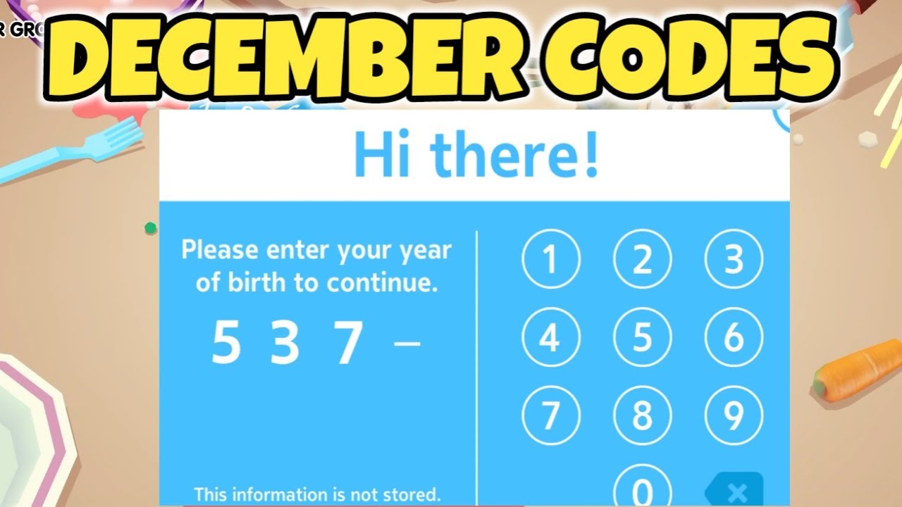 December Codes - Toca Kitchen Free Code | Toca Boca Kitchen Unlock All ...
