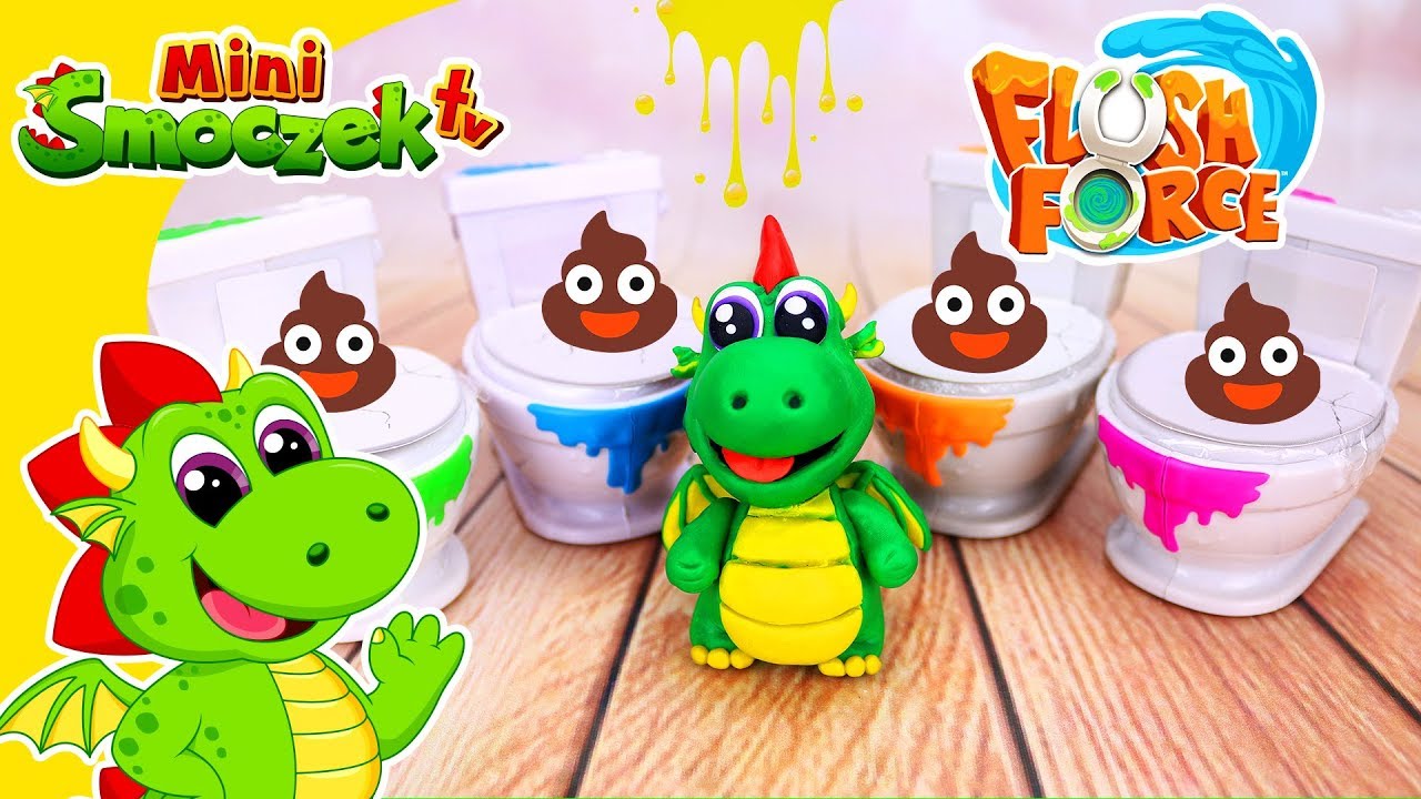 Mini Smoczek i Flush Force - Niespodzianki Zabawki Bajki Dla Dzieci Po ...