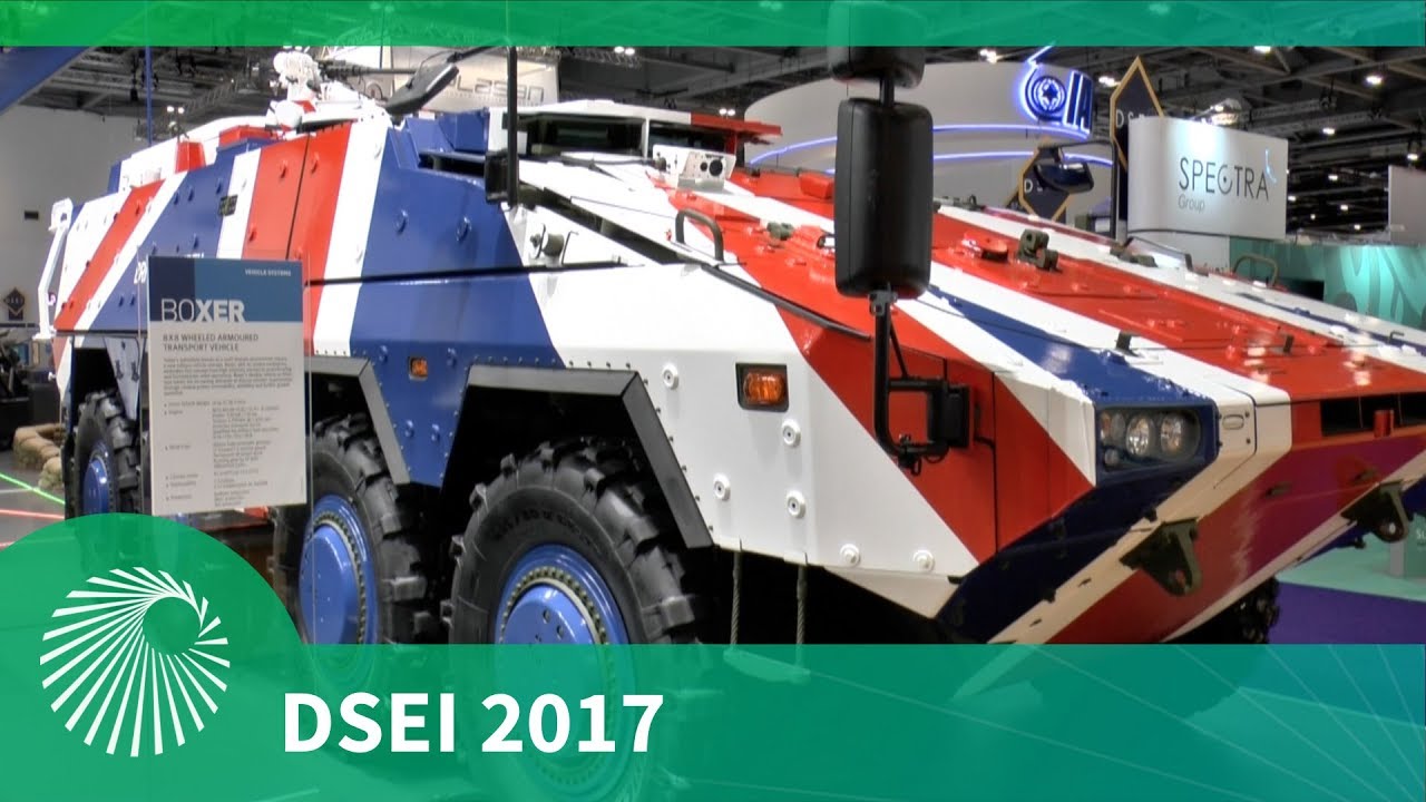 DSEI 2017: Boxer 8x8 - Artec - YouTube