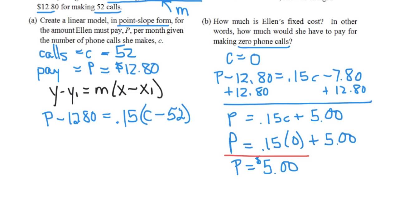 A2 CC Unit 2 Modeling - YouTube