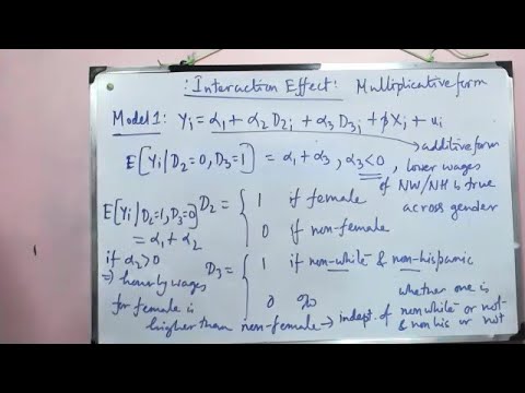 Interaction Effect & Deseasonalization with Dummy - YouTube