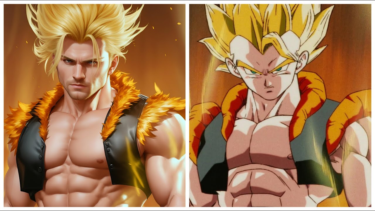 All Vegito and Gogeta's forms | Anime in Real Life | AI Generated - YouTube
