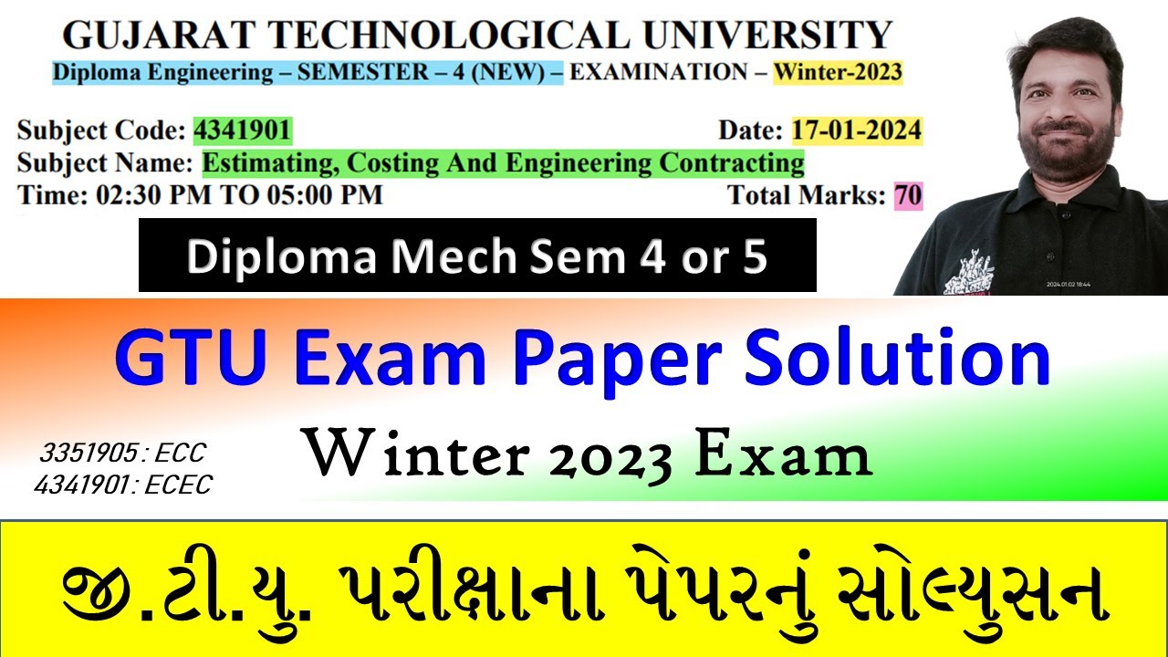 Ecc Paper Solution Winter 2023 Gtu Exam Diploma Sem 4 Imp Youtube