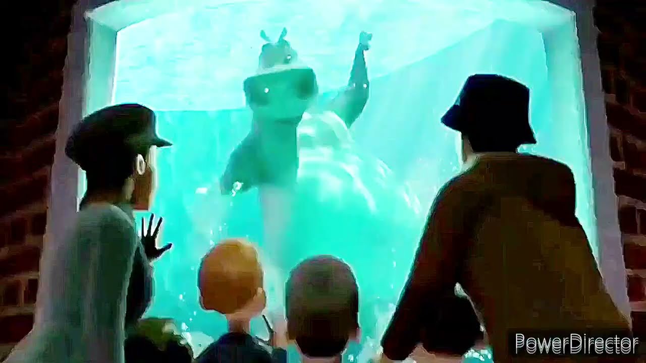 Madagascar: gloria the hippo underwater brightened and sharpness - YouTube