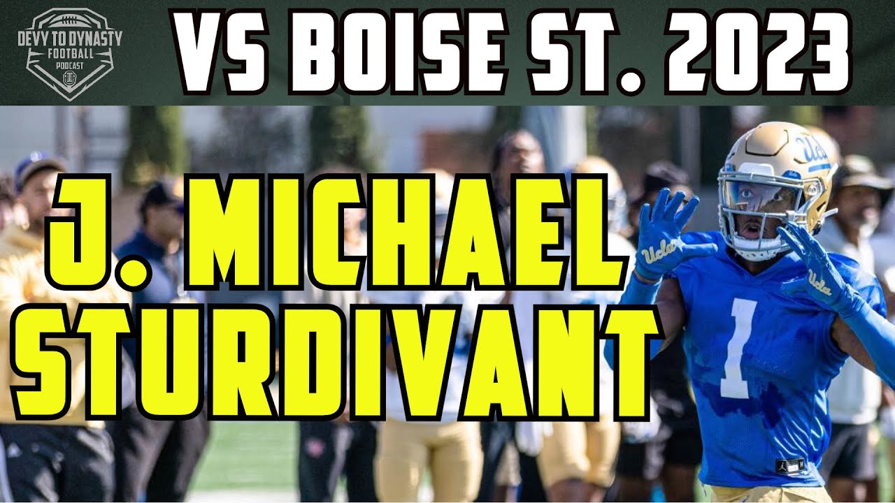J. Michael Sturdivant Highlights vs Boise St 2023 - YouTube