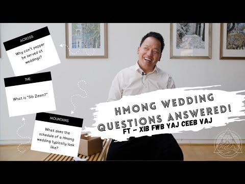 What traditions are part of a Hmong wedding ceremony?