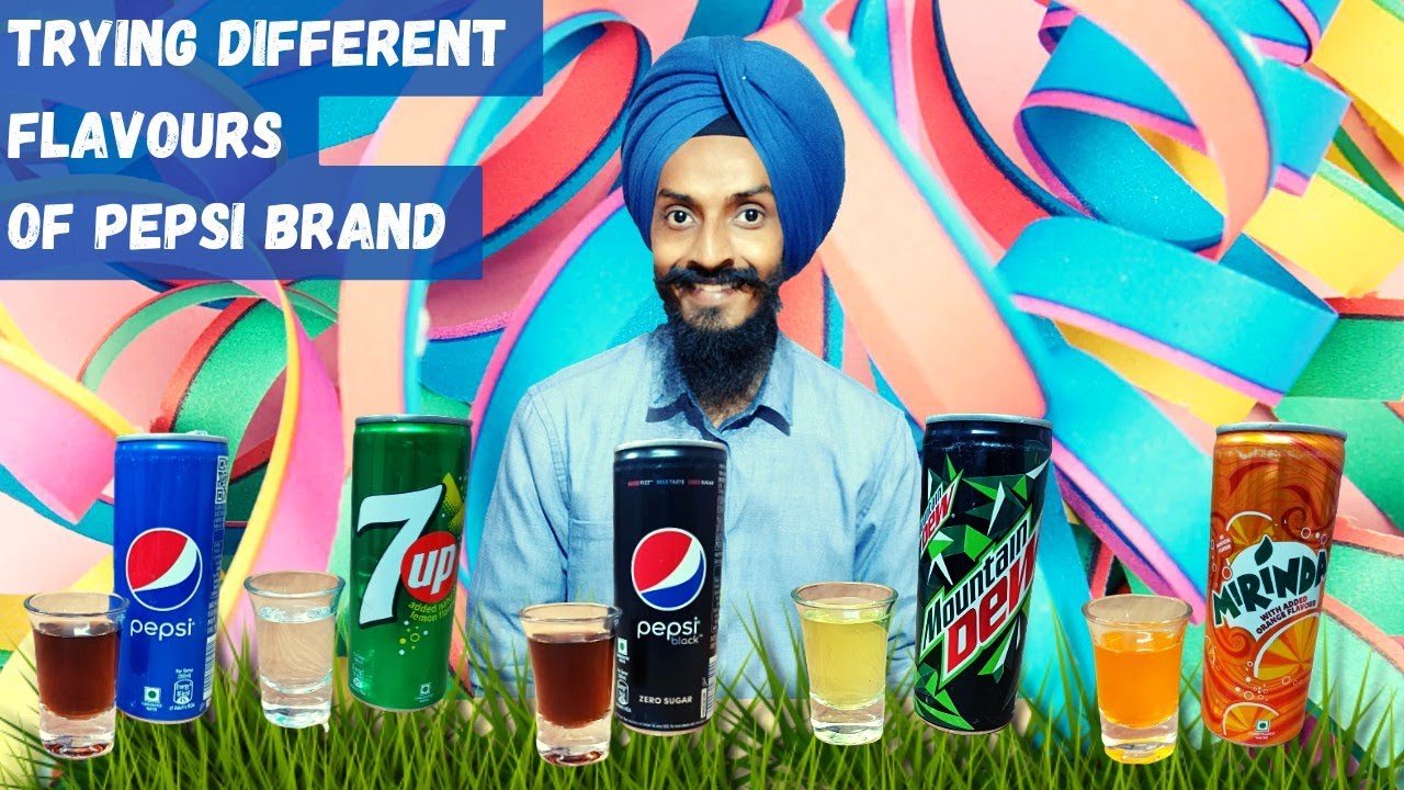 Trying different flavours of Pepsi | Taste Test of Pepsi Brand Flavors ...