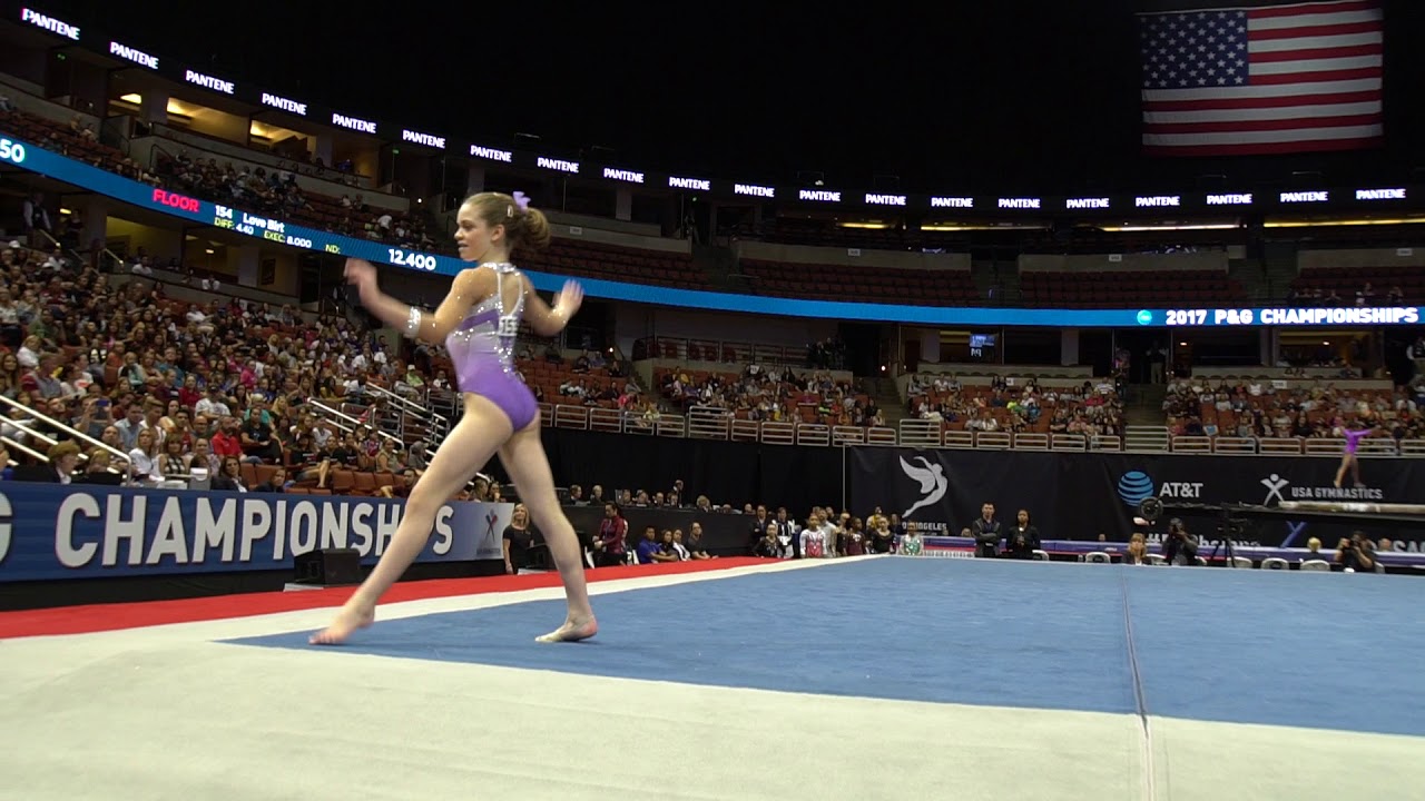 Annie Beard - Floor Exercise - 2017 P&G Championships - Junior Women ...