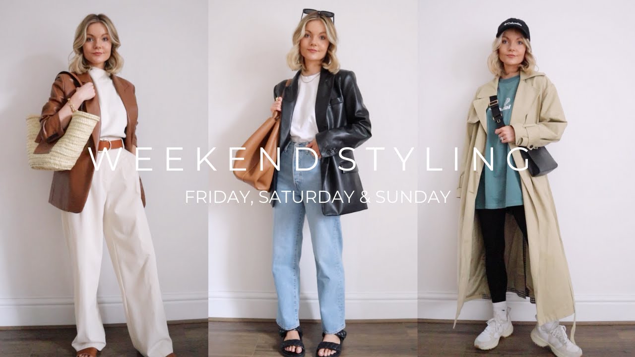 WEEKEND STYLING | FRIDAY, SATURDAY & SUNDAY #youtubeshorts - YouTube