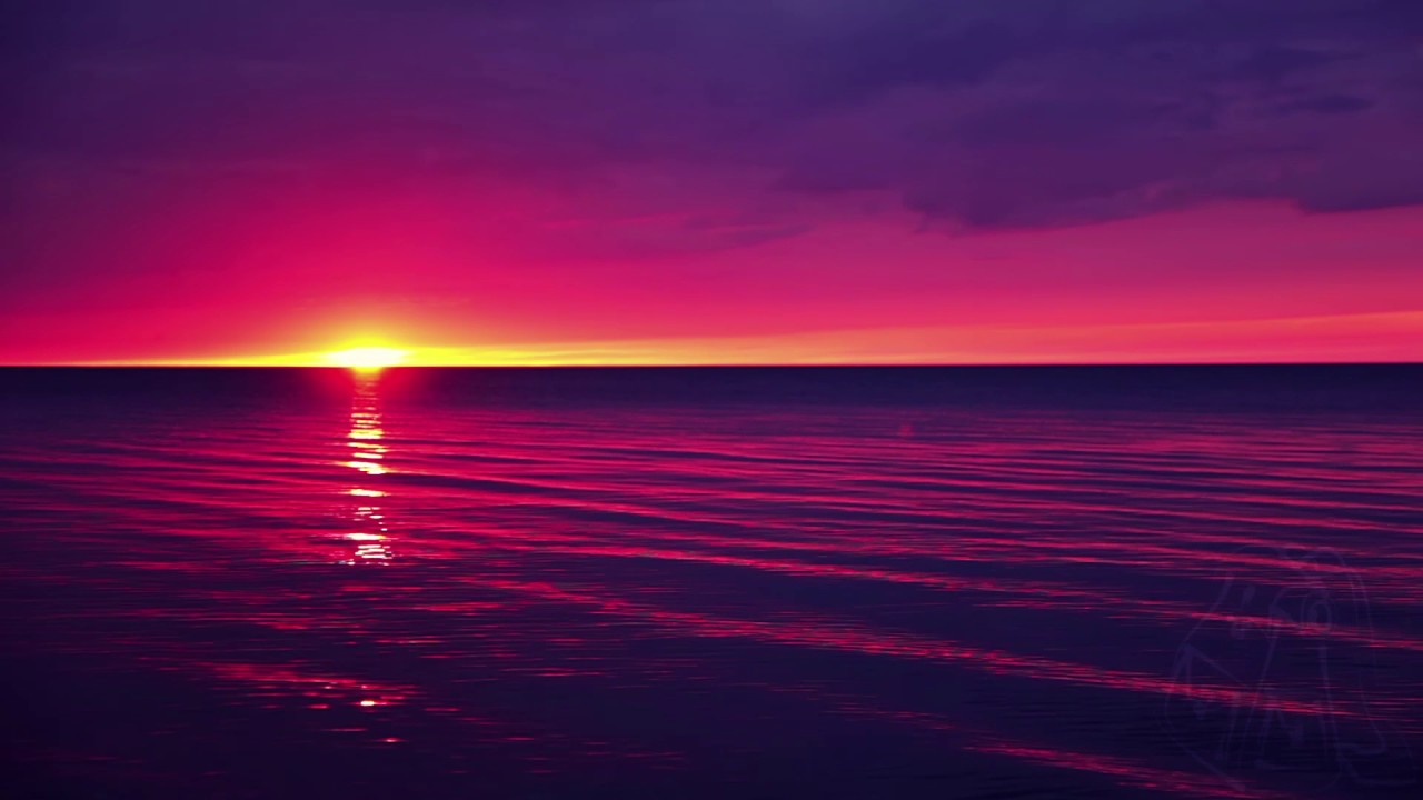 Early Dawn over Calm Seawater - YouTube