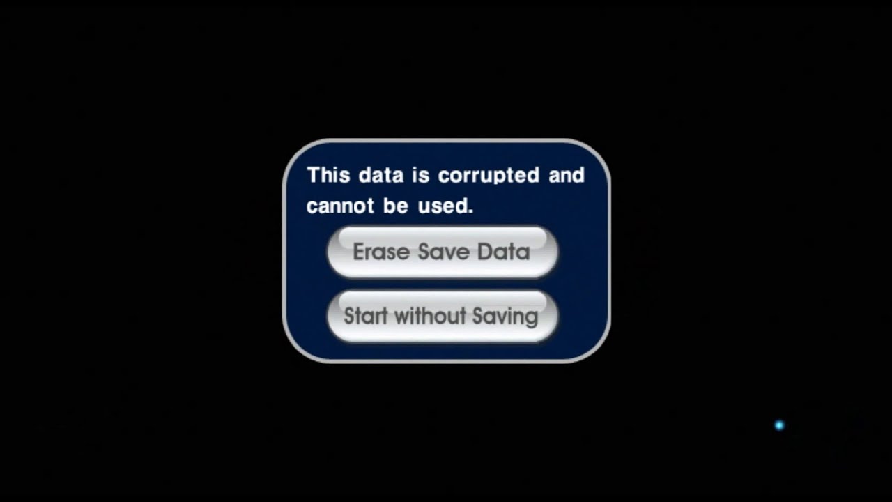 Corrupted Save Data in Endless Ocean - YouTube